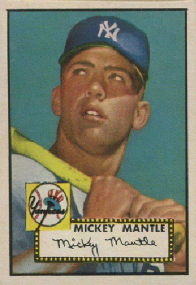 How Many 1952 Topps Mickey Mantle Cards Exist? How Much Are They Worth ...