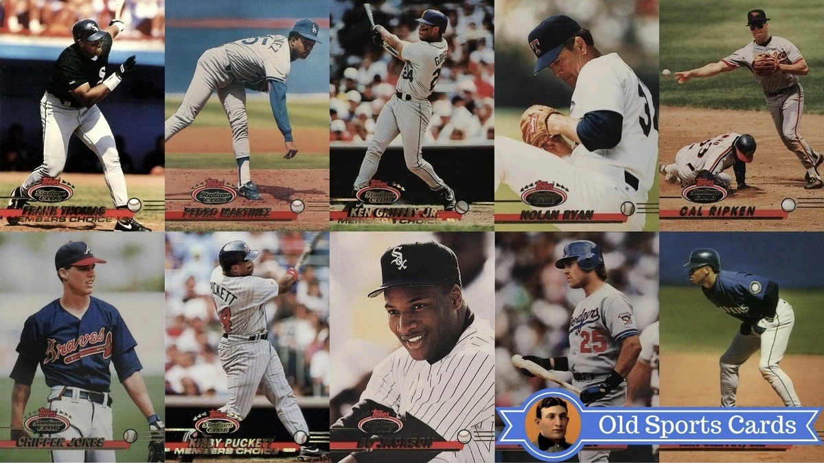 15 Most Valuable 1993 Topps Stadium Club Baseball Cards - OuterSpaceSports