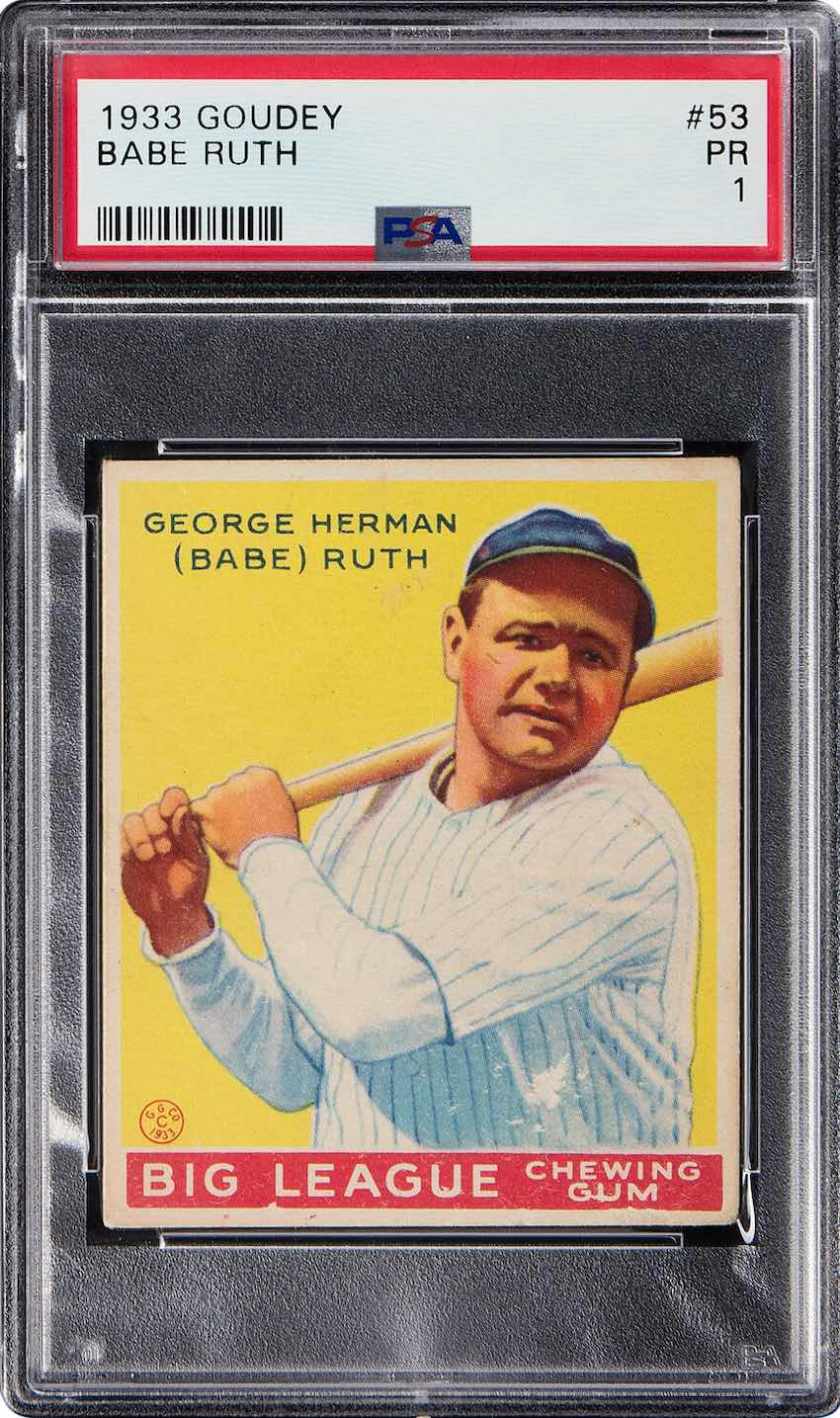 6 Most Valuable PSA 1 Graded Cards - OuterSpaceSports